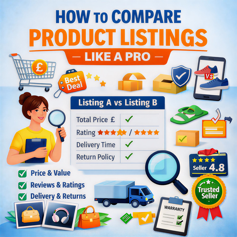 How to Compare Product Listings Like a Pro | Smart Online Shopping Guide UK