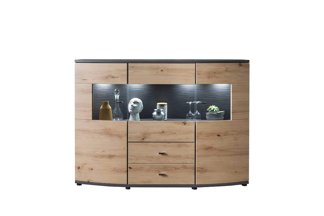 Flori 81 Highboard Display Cabinet on Anglia Market