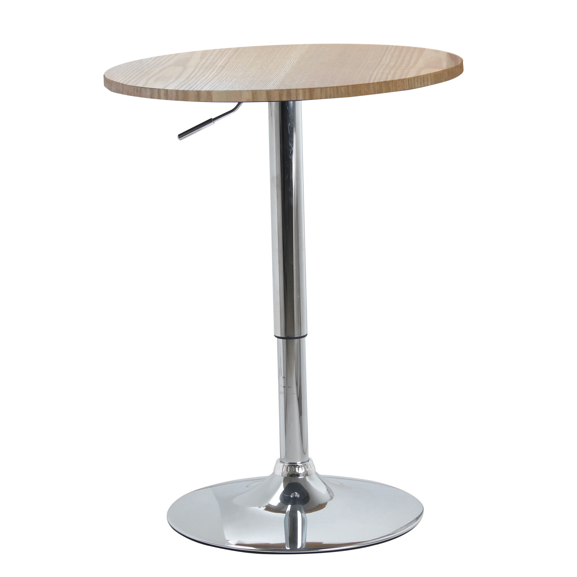 Zen Bar Table Natural Top with Chrome Base on Anglia Market: Table ...