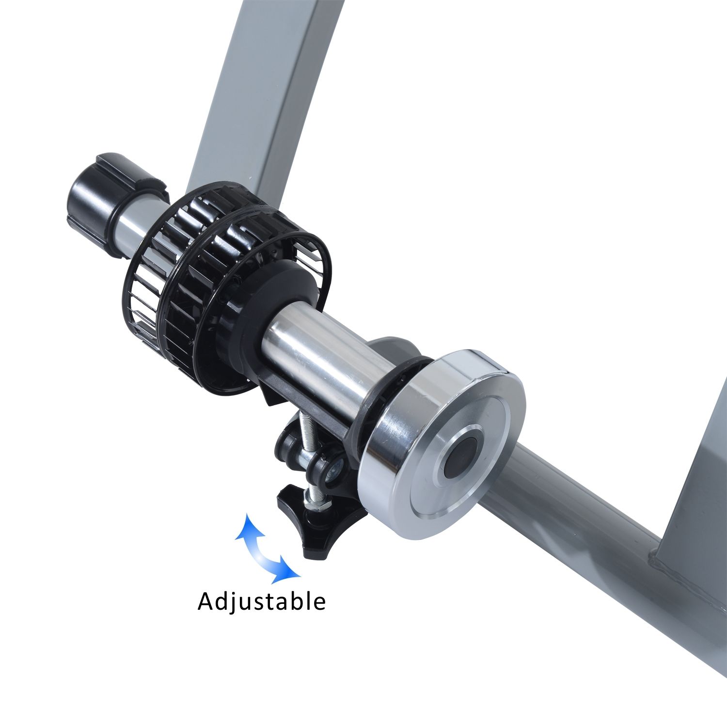 Indoor Bicycle Turbo Trainer, Cyclone System-Silver on Anglia Market