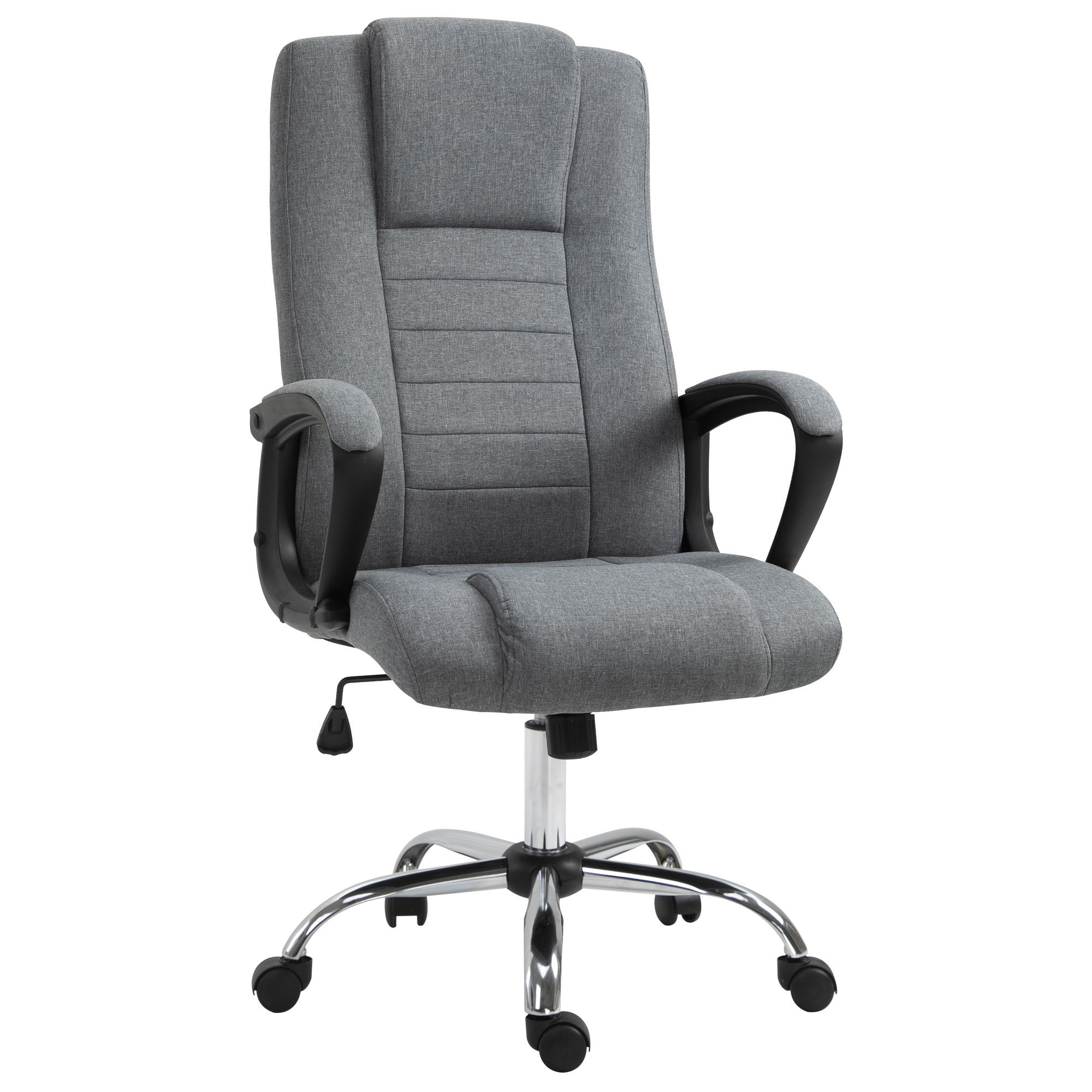 Office Chair, Computer Desk Chair, Linen Fabric Swivel Chair with ...
