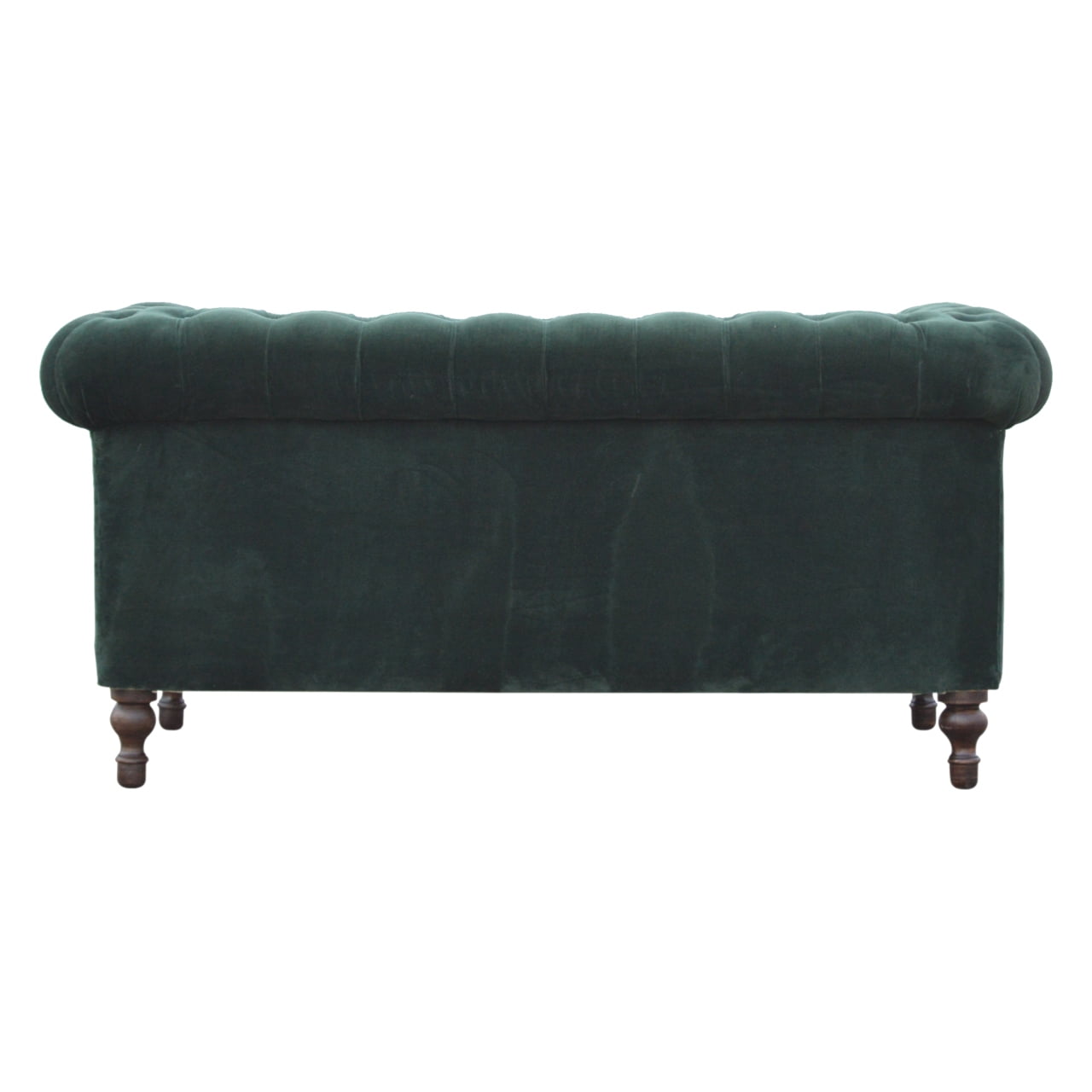 Emerald Green Velvet Chesterfield Sofa on Anglia Market