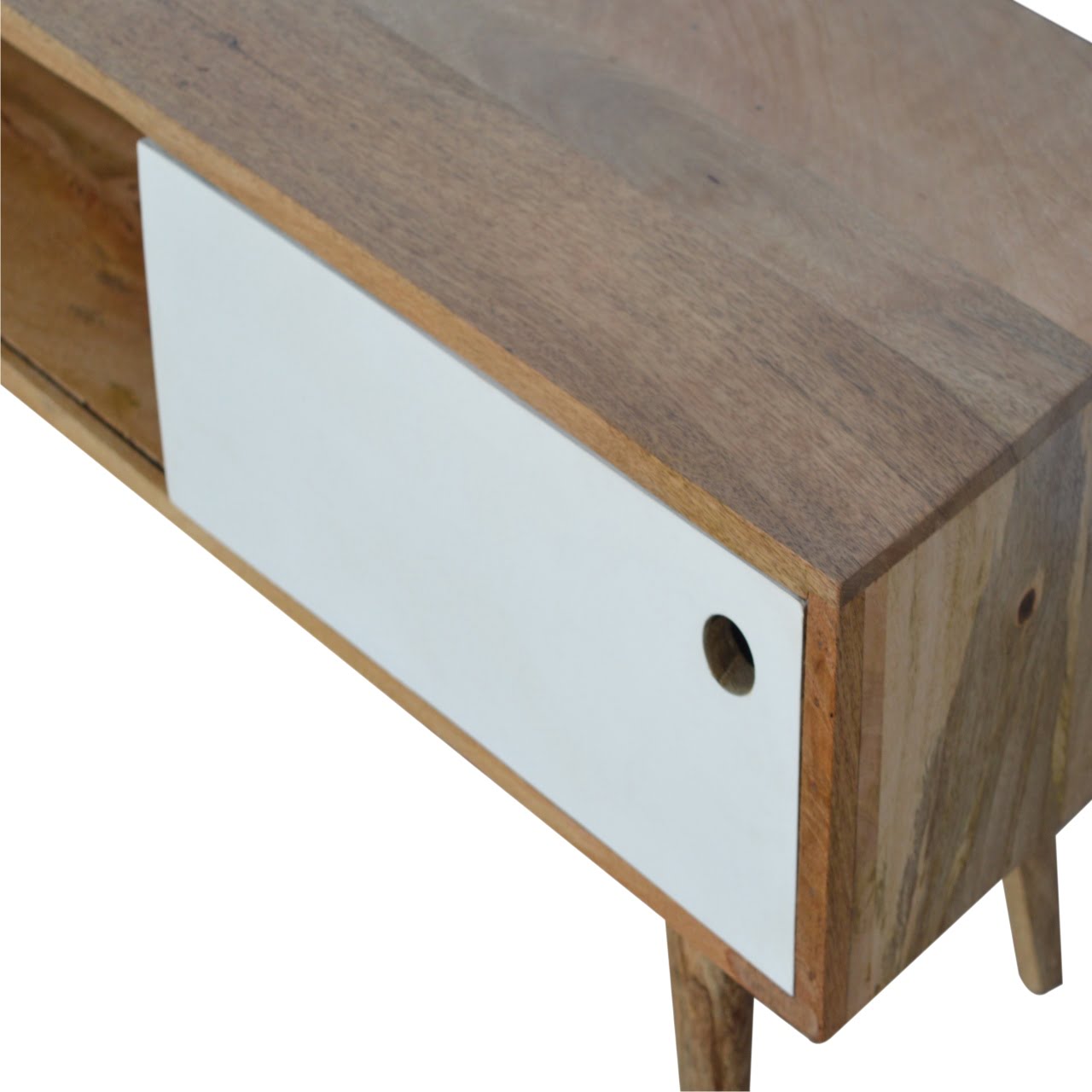 Media Unit with White Painted Sliding Door on Anglia Market ...