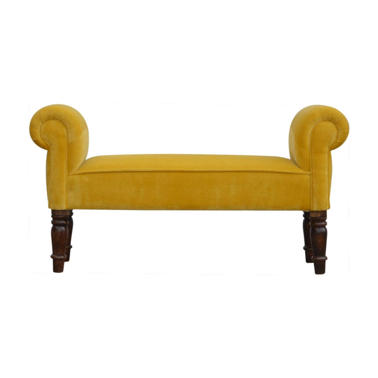 Mustard Velvet Bench on Anglia Market: Storage & Entryway Benches