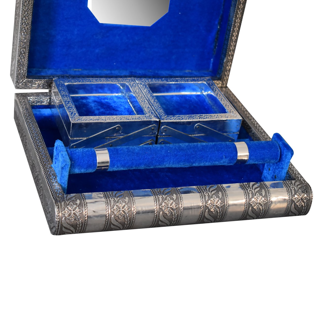 Royal Blue Single Jewellery Box on Anglia Market: Jewellery Boxes