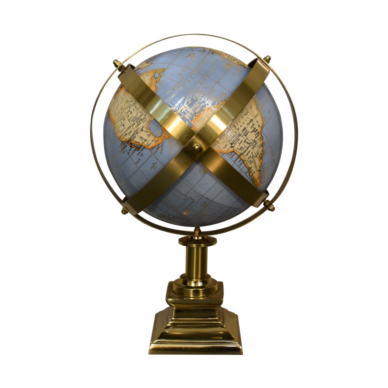 Grey Globe with Gold Frame on Anglia Market