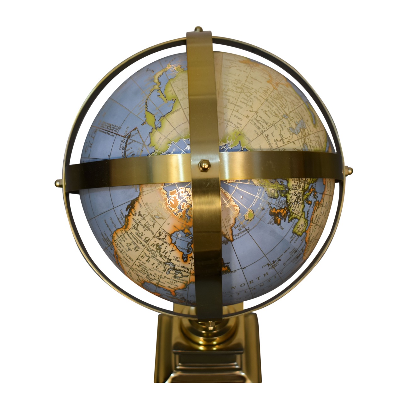 Grey Globe with Gold Frame on Anglia Market