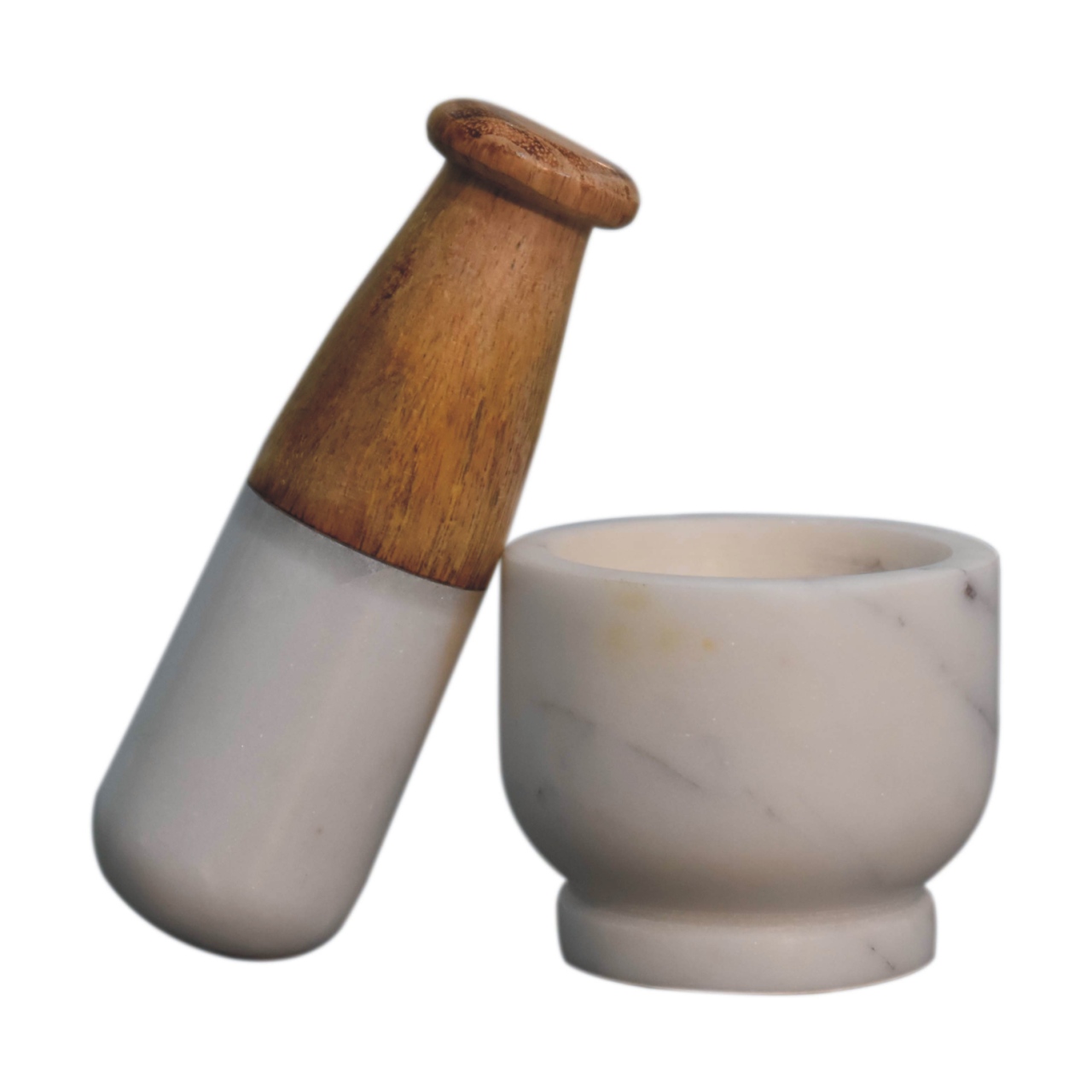 Buy Small Wood & Marble Pestle and Mortar Set - Mortars & Pestles | Artisan Furniture™ | Anglia ...