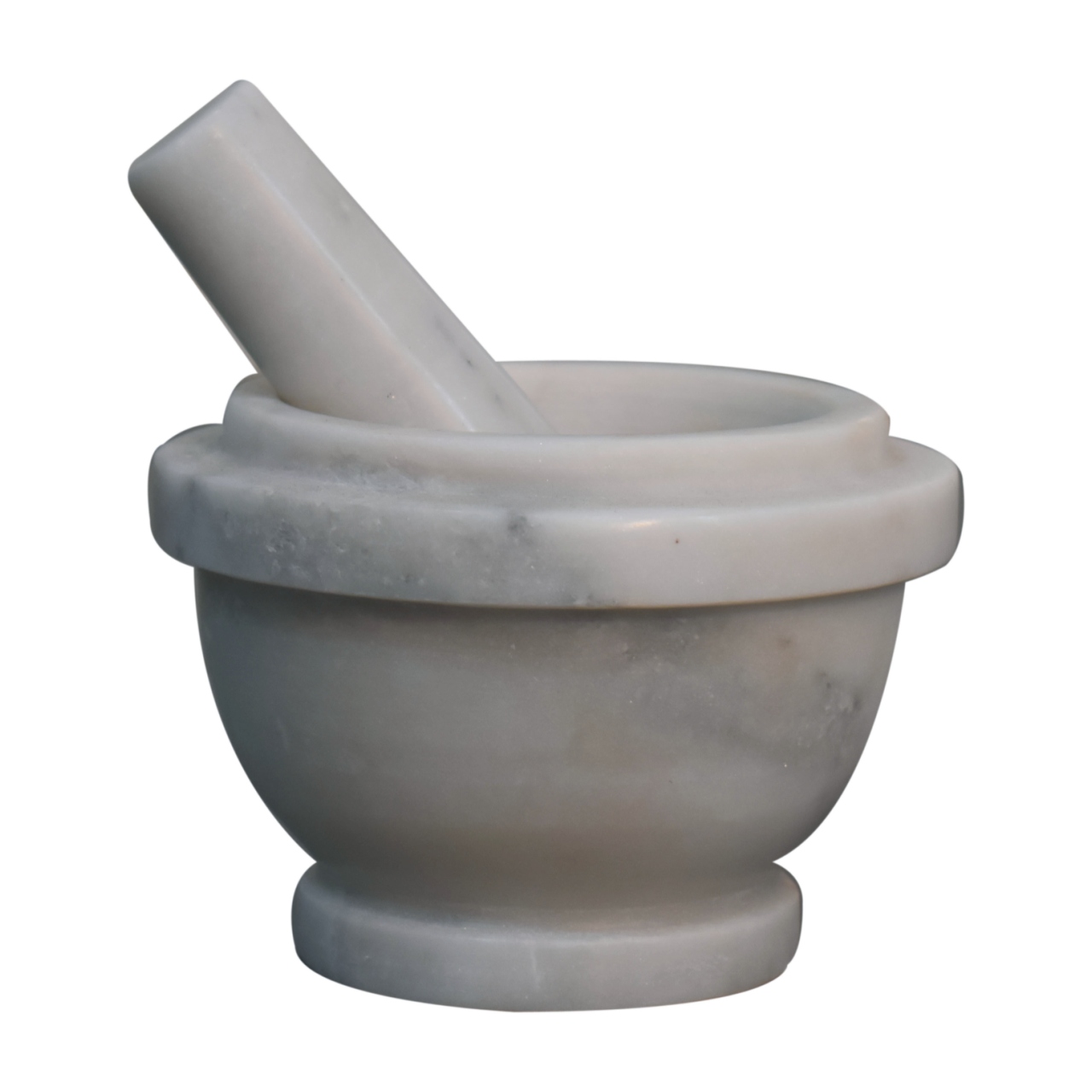 White Marble Pestle & Mortar Set on Anglia Market