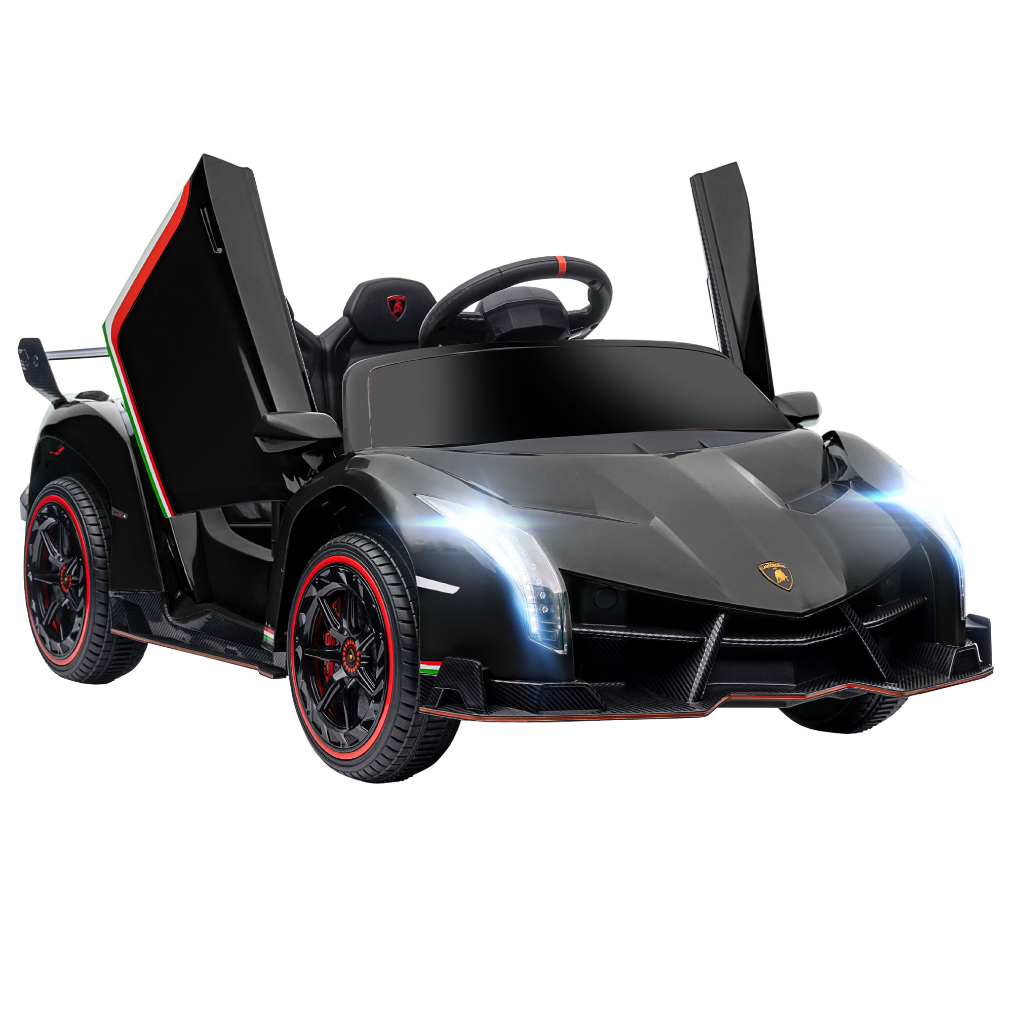 Lamborghini Veneno Licensed Electric Ride-On Car, with Remote, Music ...