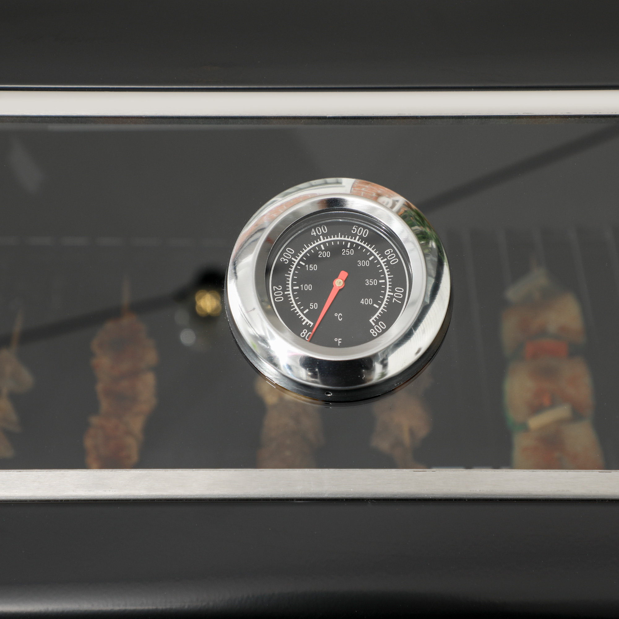 9kW Three-Burner Gas BBQ Grill, with See-Through Lid - Black on Anglia ...