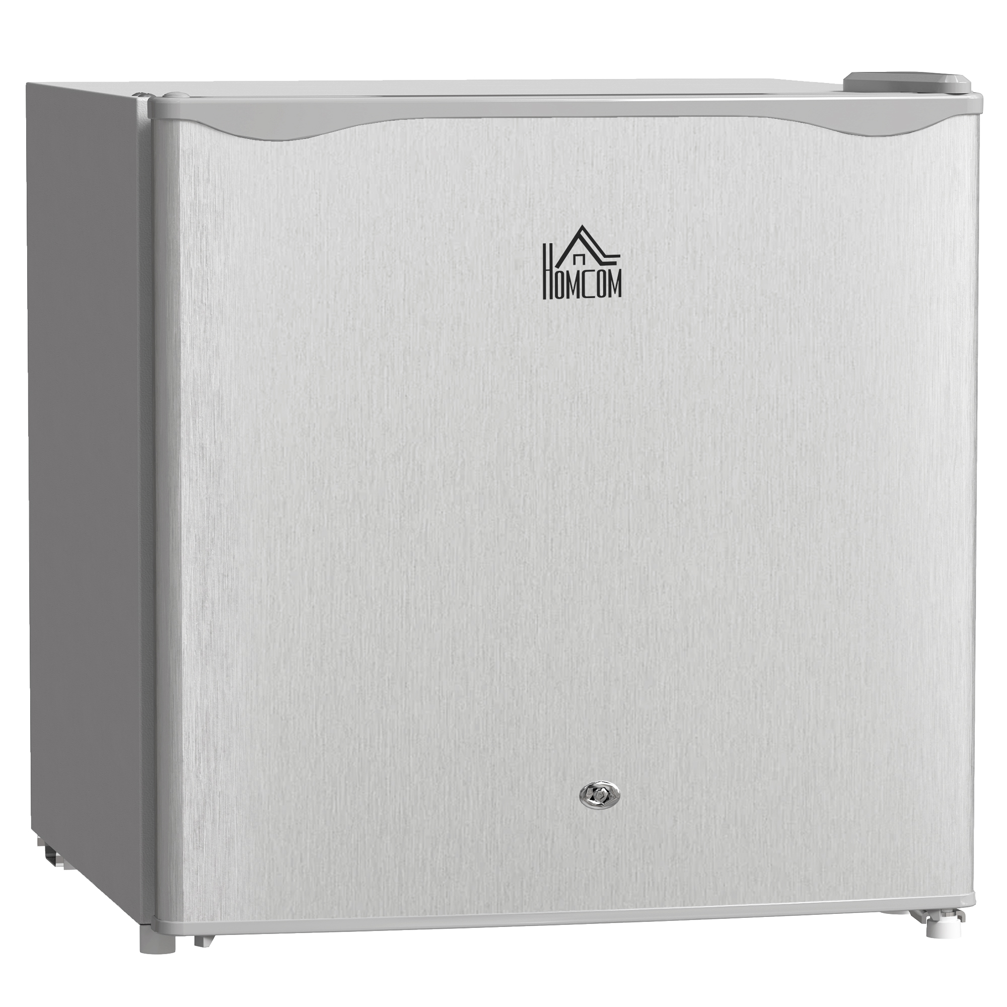 46 Litre Lockable Countertop Fridge - Grey on Anglia Market: Refrigerators