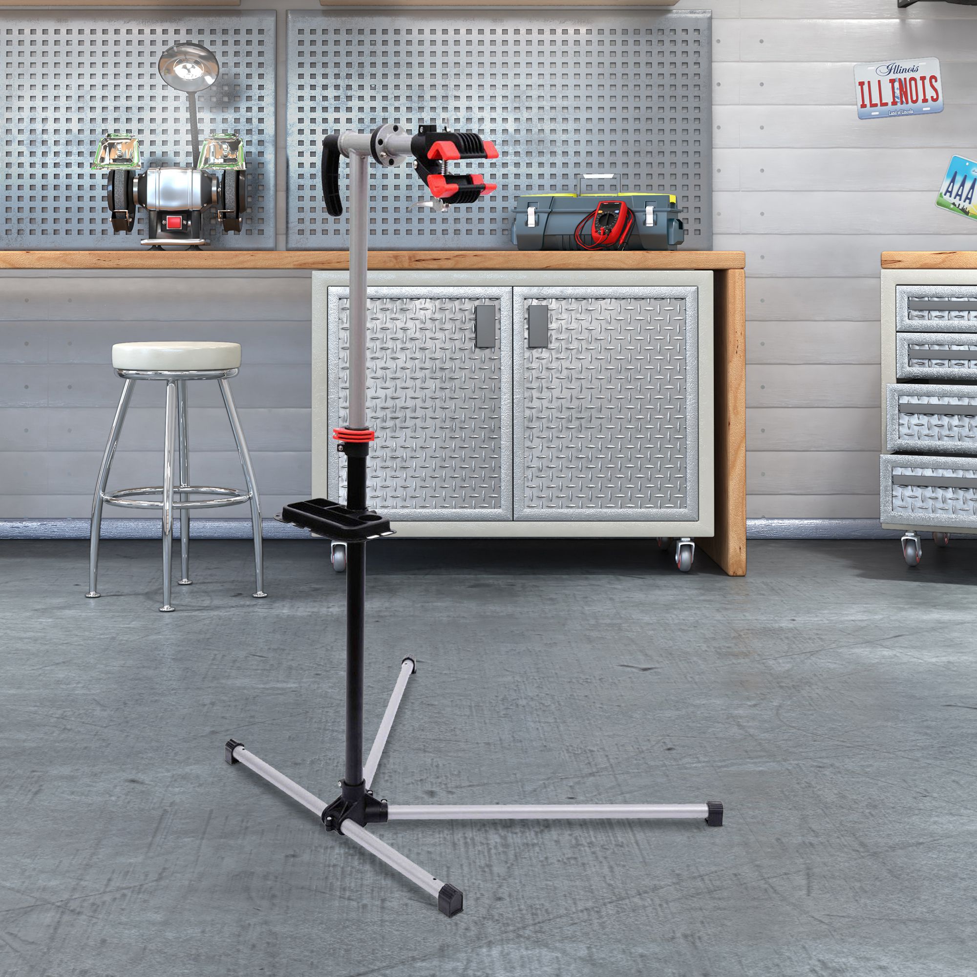Bike Repair Stand Workstation, Bicycle Maintenance Workstand, Height ...