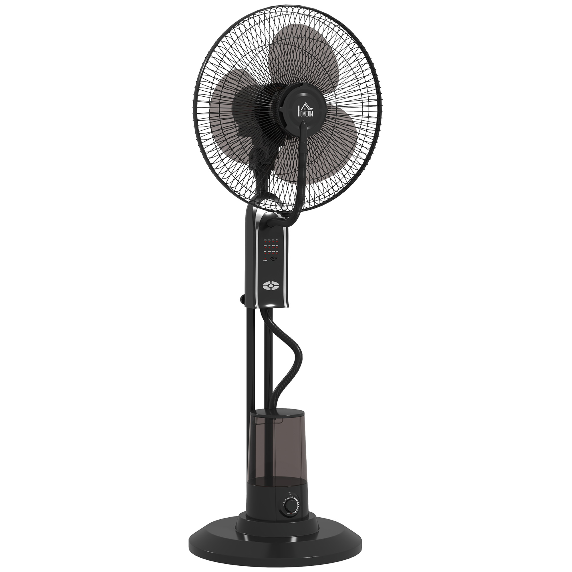 Pedestal Fan with Water Mist Spray, Spray Misting Fan with 70 ...