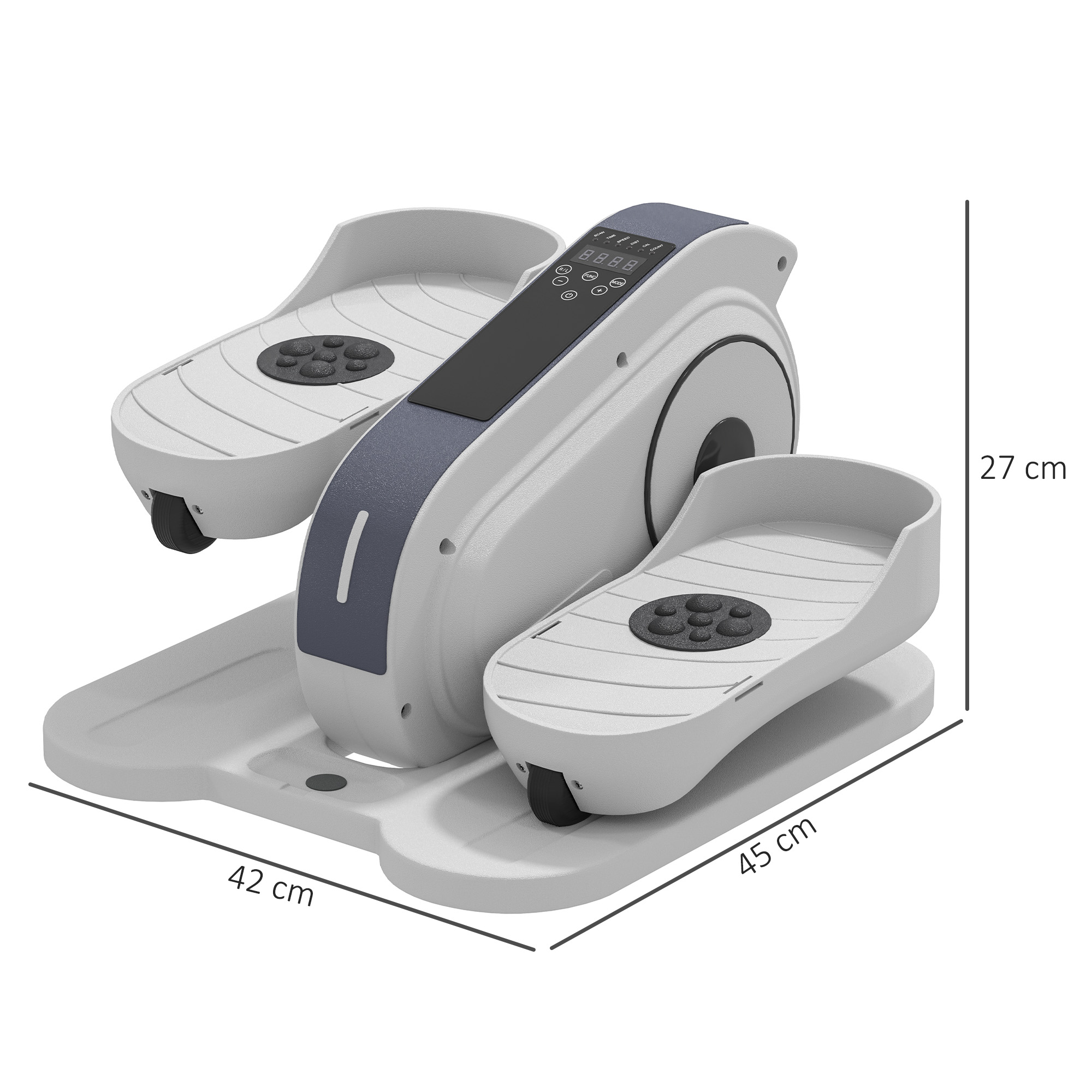 Under Desk Elliptical Machine, Seated Pedal Exerciser, Mini Elliptical ...