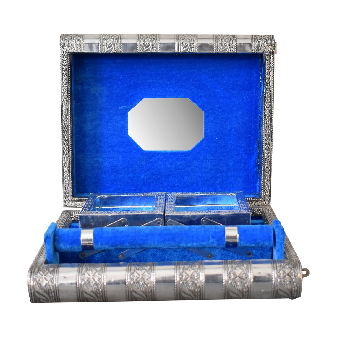 Royal Blue Single Jewellery Box on Anglia Market: Jewellery Boxes